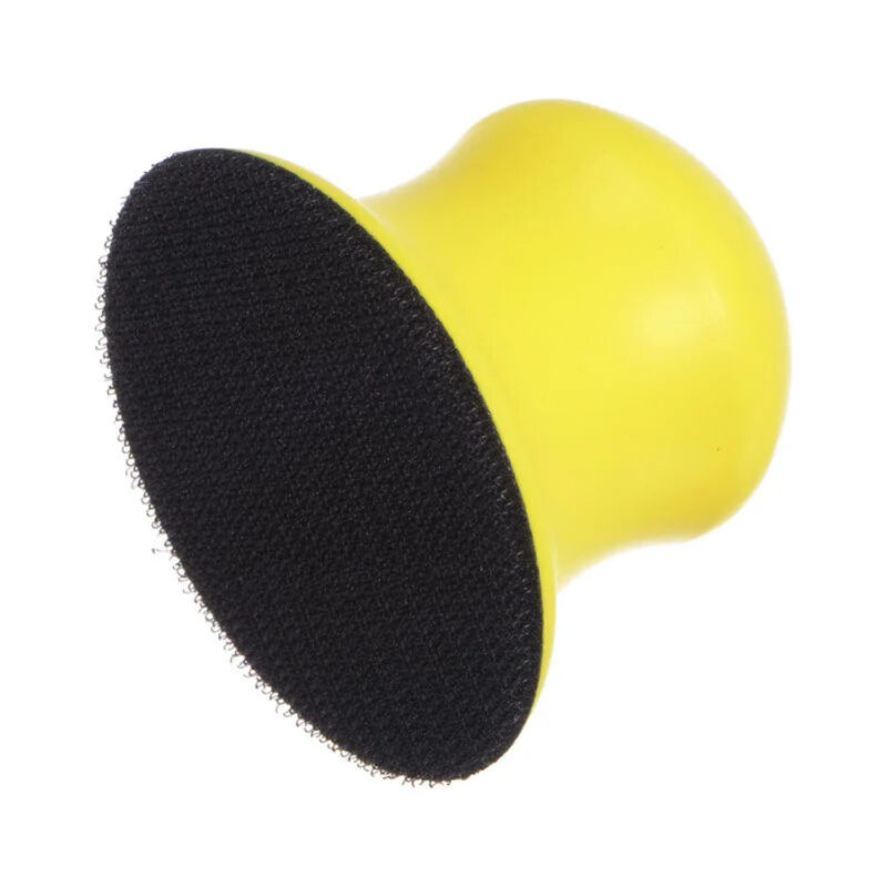 ShineMate Round Disc Hand Pad 3” Inch Velcro Face Block - AutoFresh.in