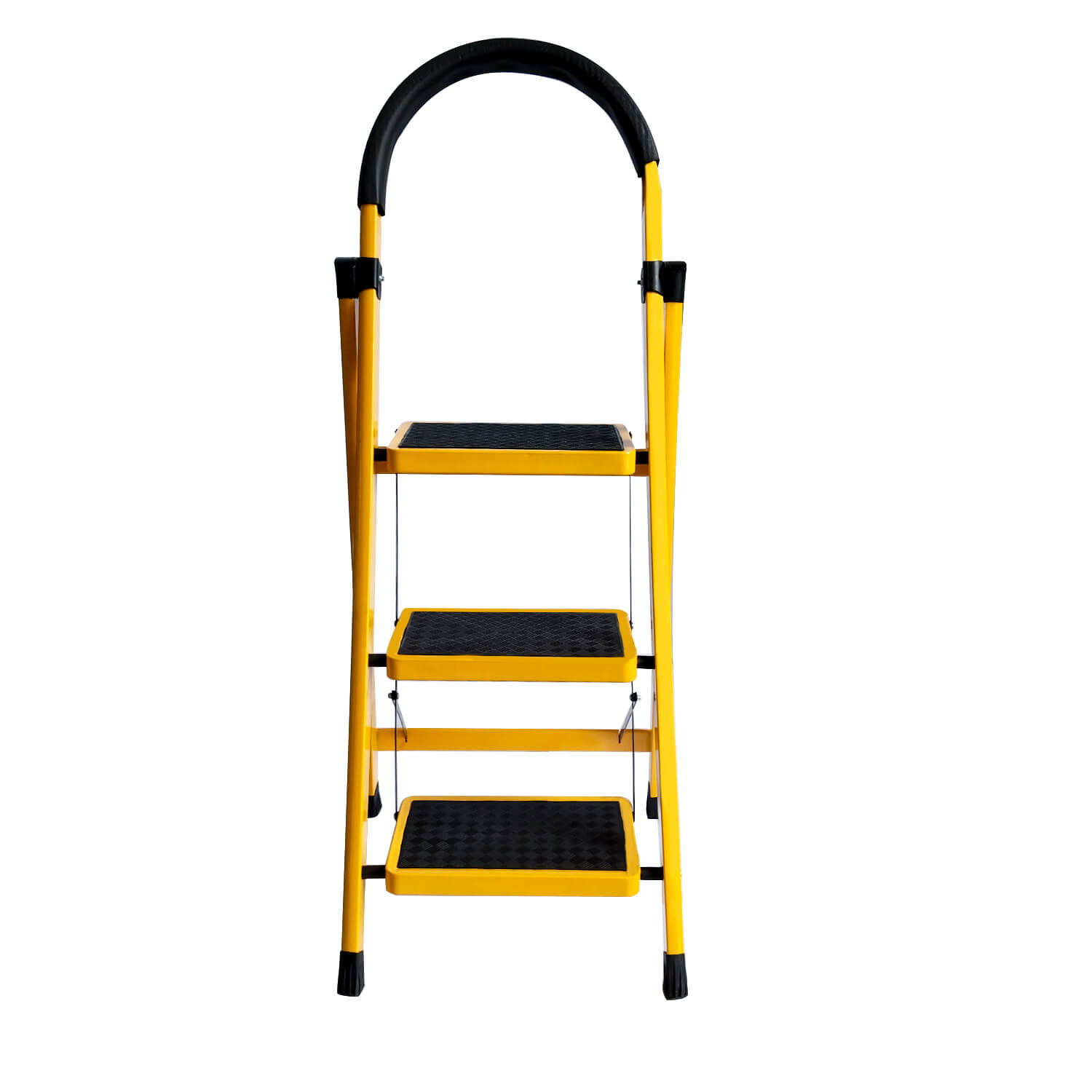 Autofresh 3-Step Ladder Heavy-Duty Folding Step Ladders - AutoFresh.in