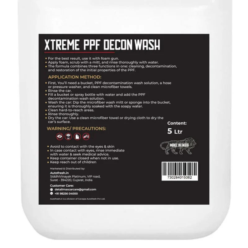 DETAILMAX® XTREME PPF Decon Wash - AutoFresh.in