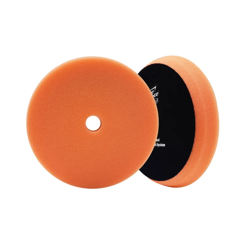 ShineMate Flat-Face Orange T40 Medium-Cut Foam Polishing Pad - AutoFresh.in