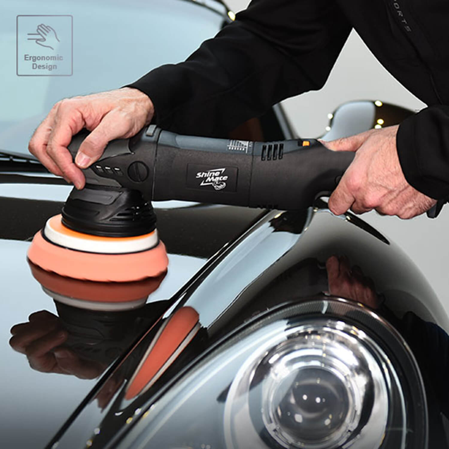 ShineMate EX618 5 Inch 15mm Dual Action Polisher AutoFresh.in